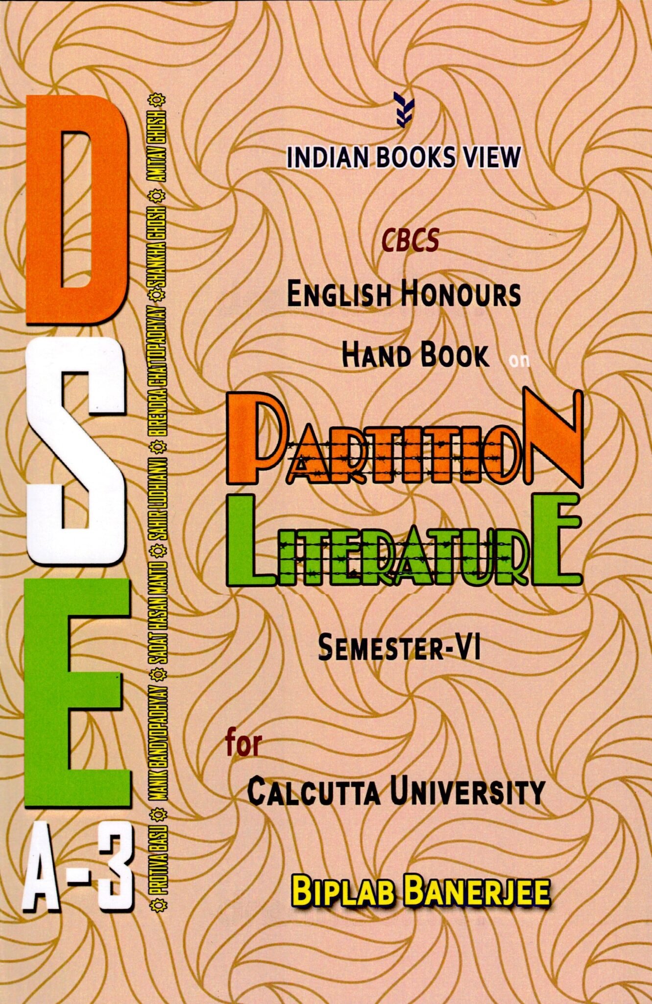 CBCS English Honours DSE A-3 Hand Book on Partition Literature