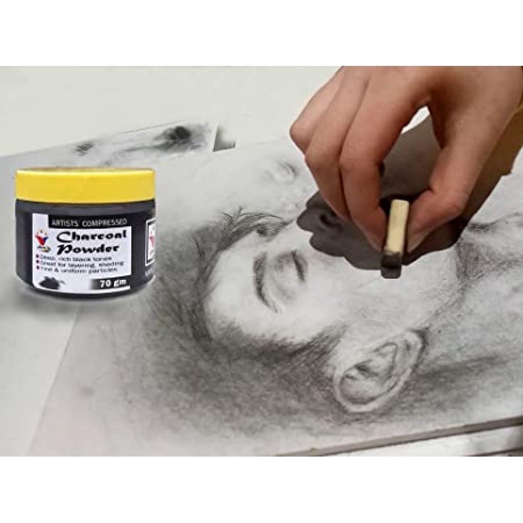Anvis Artist Black Charcoal Powder for sketching/Drawing…
