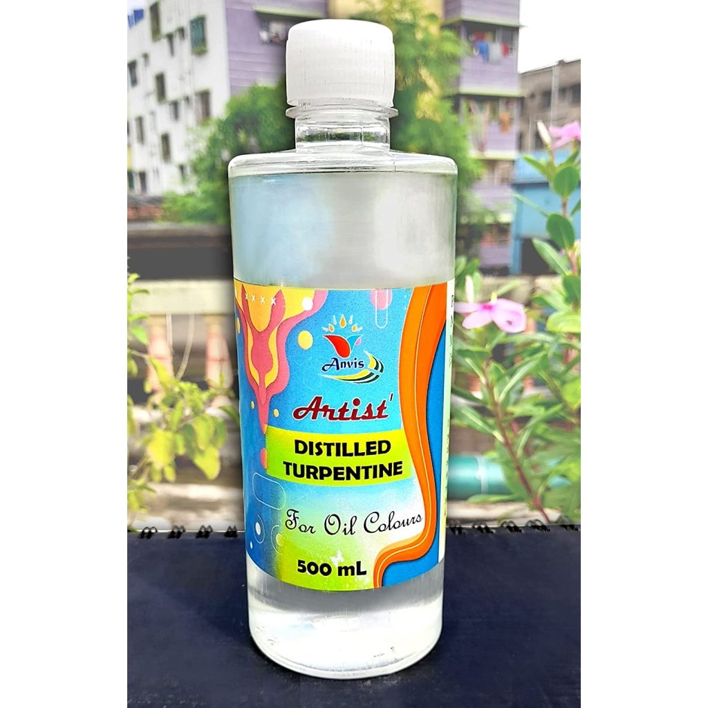 Artist Distilled Turpentine (500 ml) for Oil Color Drawing